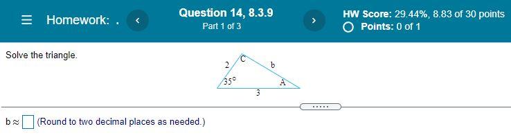 Solved E Homework: . Question 14, 8.3.9 Part 1 of 3 > HW | Chegg.com