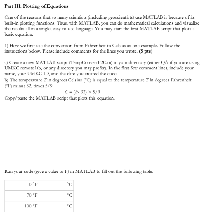 Solved Matlab Question If You Could Show Work In Matlab Or 