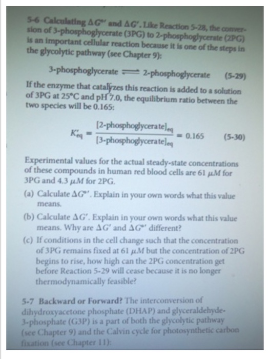 Solved Calculating Delta G Degree ' and Delta G'. Like | Chegg.com