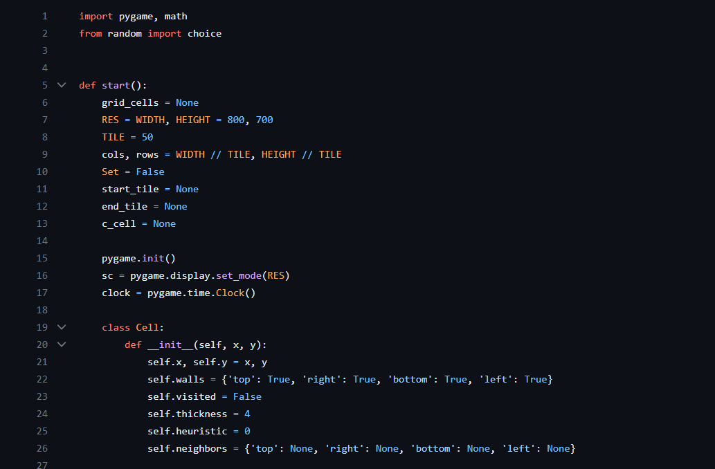Solved Hi, I am having some trouble implementing an AStar | Chegg.com