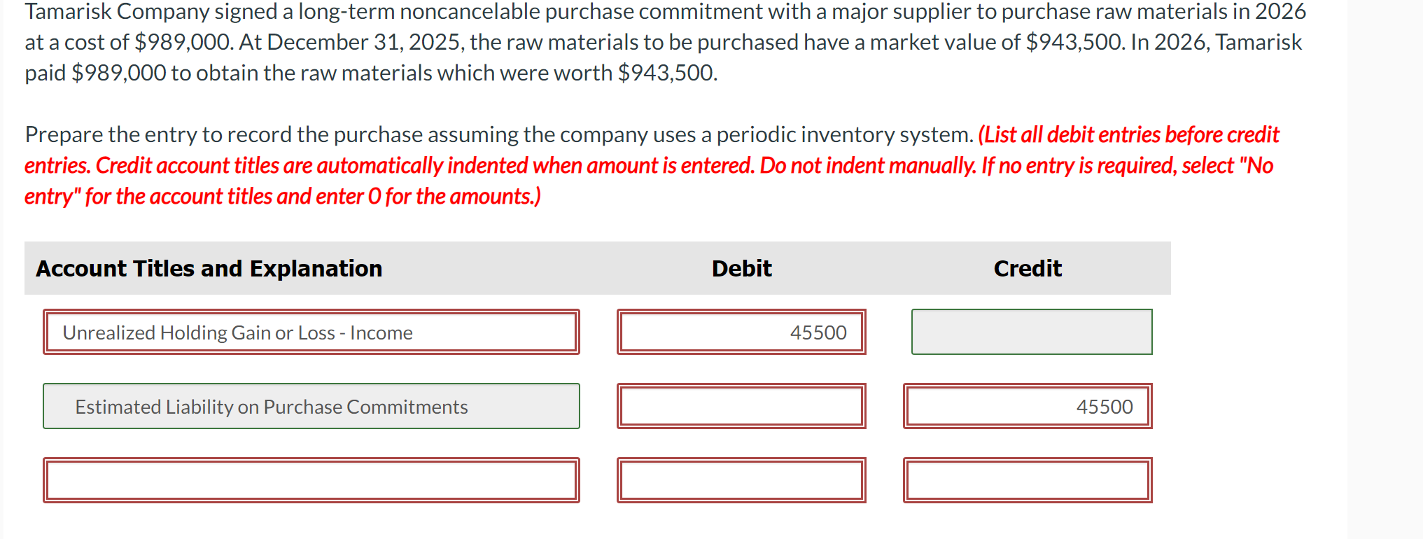 Solved Tamarisk Company signed a long-term noncancelable | Chegg.com