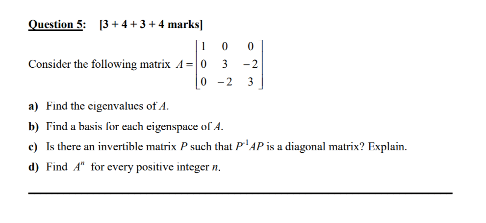 Solved Question 5: marks | Chegg.com