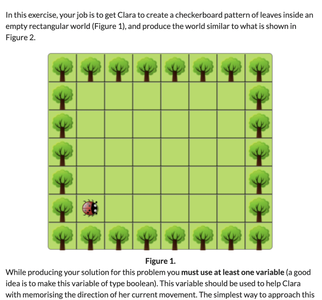 In this exercise, your job is to get Clara to create | Chegg.com