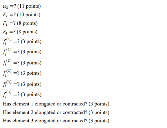 Solved A linear spring system is shown in Figure 1. Node | Chegg.com
