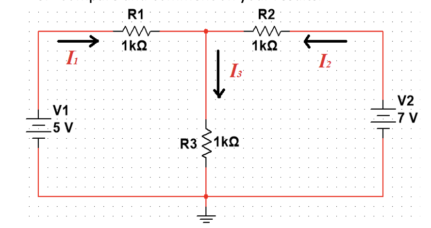 Solved The question is: Find the currents i1,i2,i3 by | Chegg.com