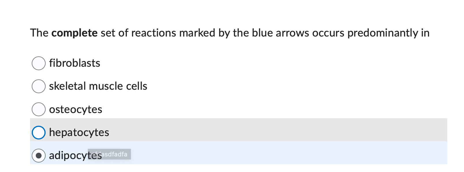 Solved The complete set of reactions marked by the blue | Chegg.com