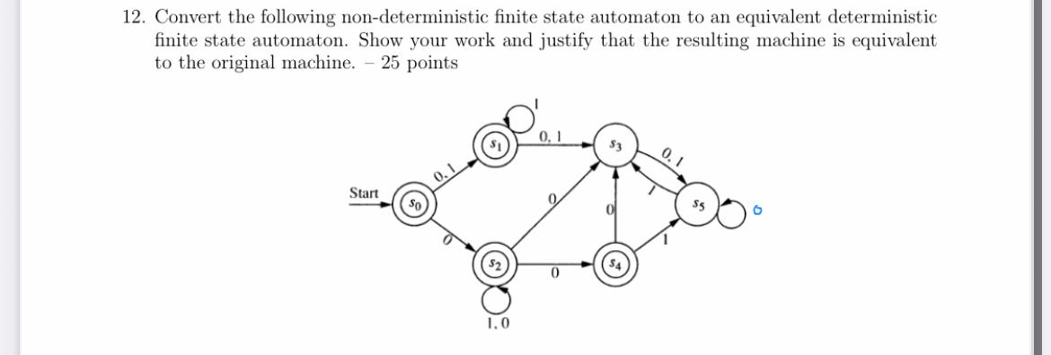 Solved 12. Convert the following non-deterministic finite | Chegg.com Solved 12. Convert the following non-deterministic finite | Chegg.com