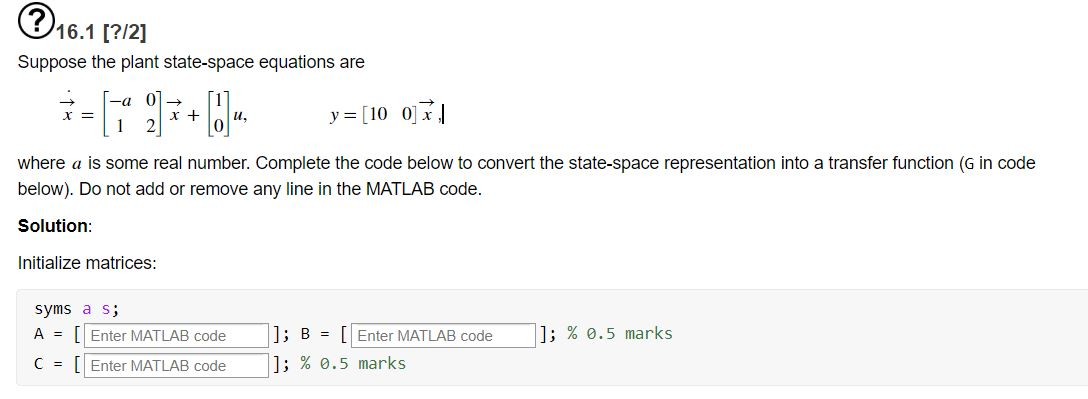 Solved Question 16 Consider the nonunity feedback system, | Chegg.com
