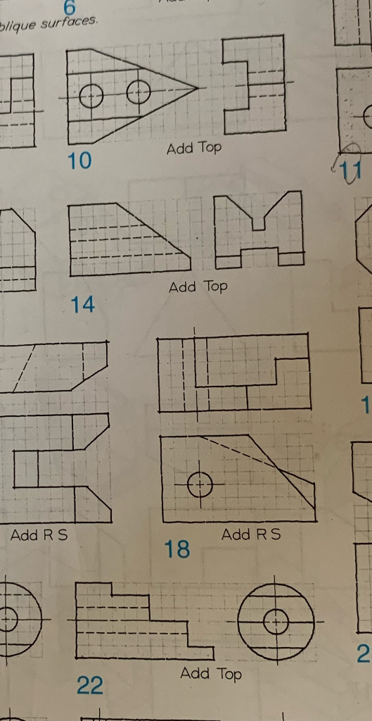 draw an isometric view of number 2, 10 and 22 | Chegg.com