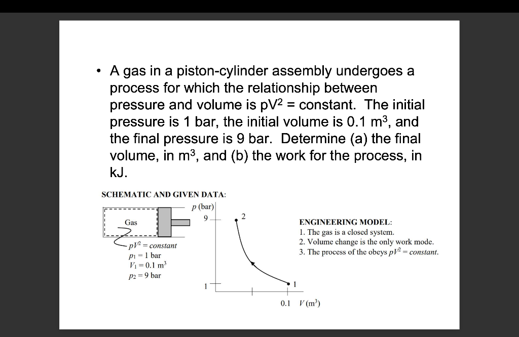 Solved - A gas in a piston-cylinder assembly undergoes a | Chegg.com