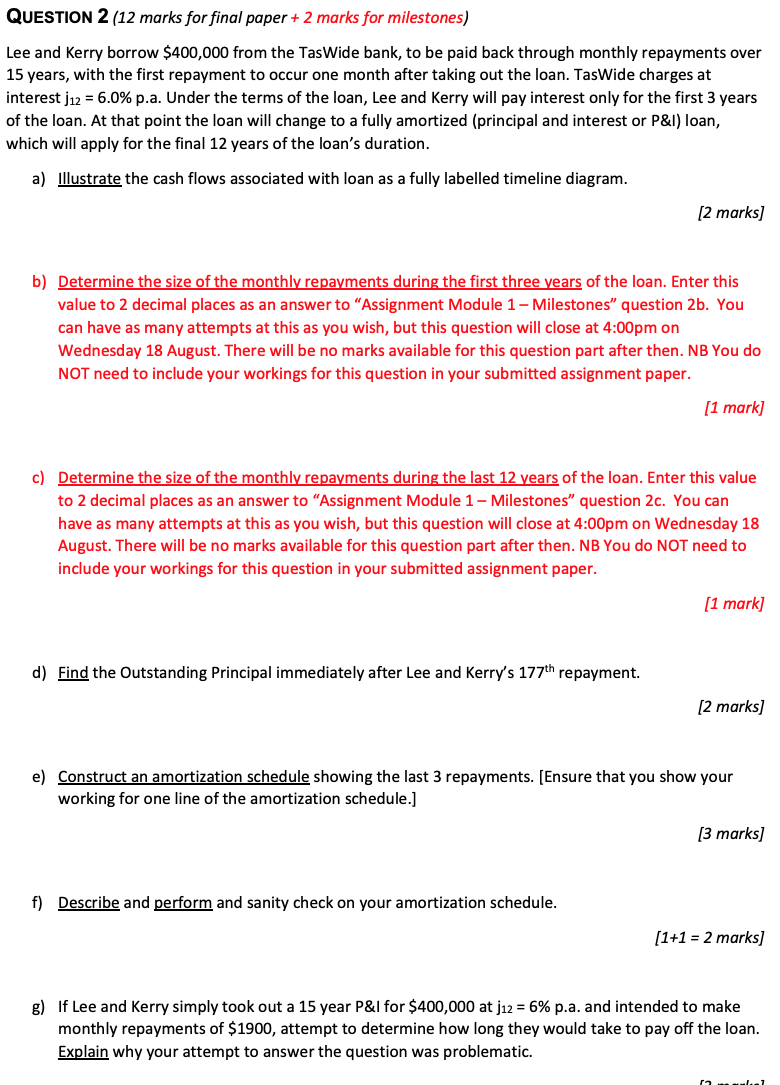 Solved QUESTION 2 (12 marks for final paper + 2 marks for | Chegg.com