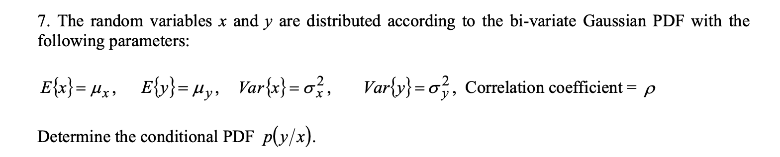 Solved The Random Variables X and Y are Distributed