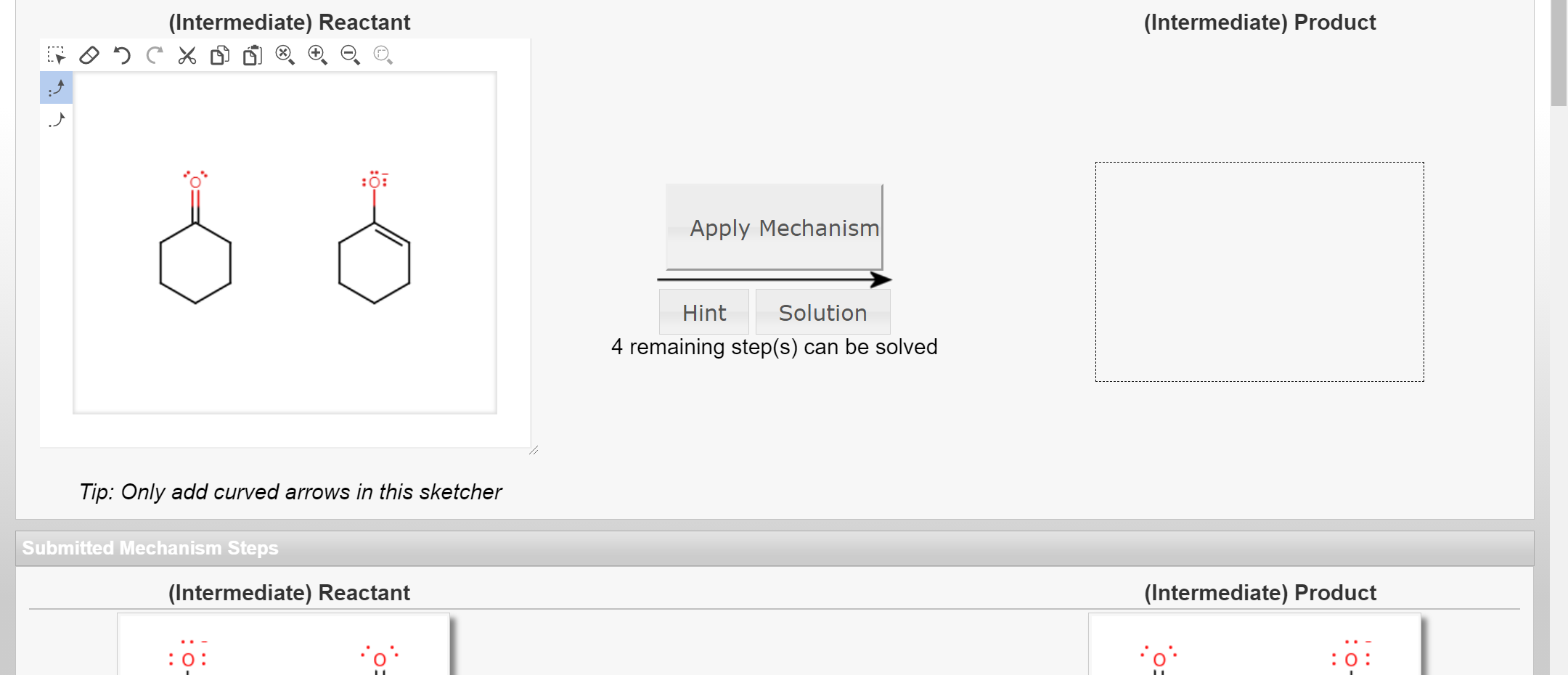 Solved (Intermediate) Reactant (Intermediate) Product 30: | Chegg.com