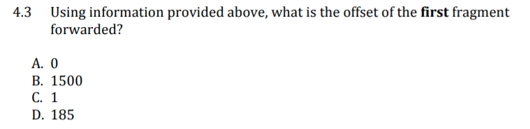 Solved An original IPv4 datagram with a 20-byte header and | Chegg.com
