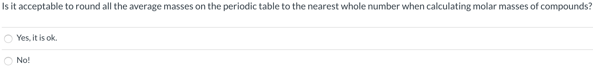 Solved When determining molar mass, which sig fig rules will | Chegg.com