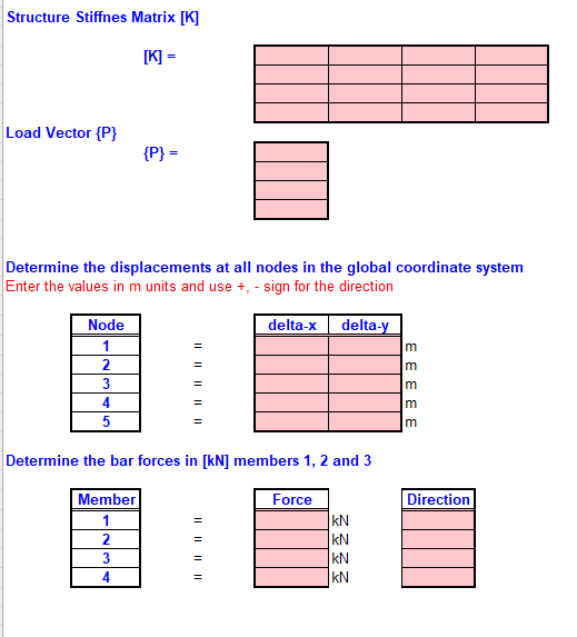 Solved In the structure shown, all members are pin connected | Chegg.com