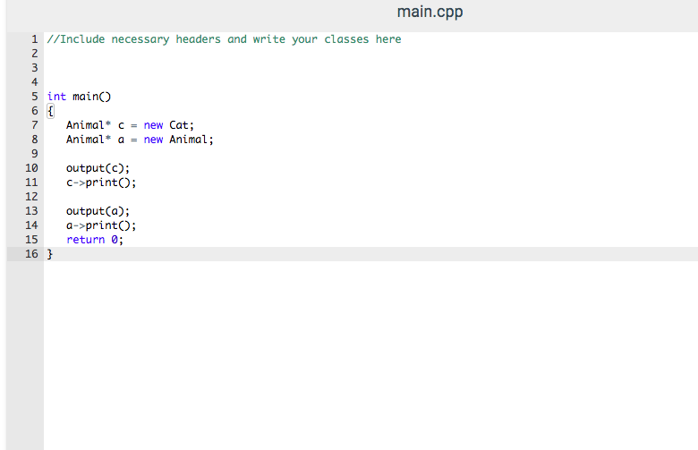 Solved 147 Polymorphism And Virtual Functions In This