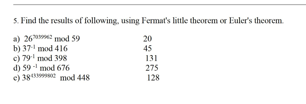 Solved Can you please show me how to solve these problems | Chegg.com