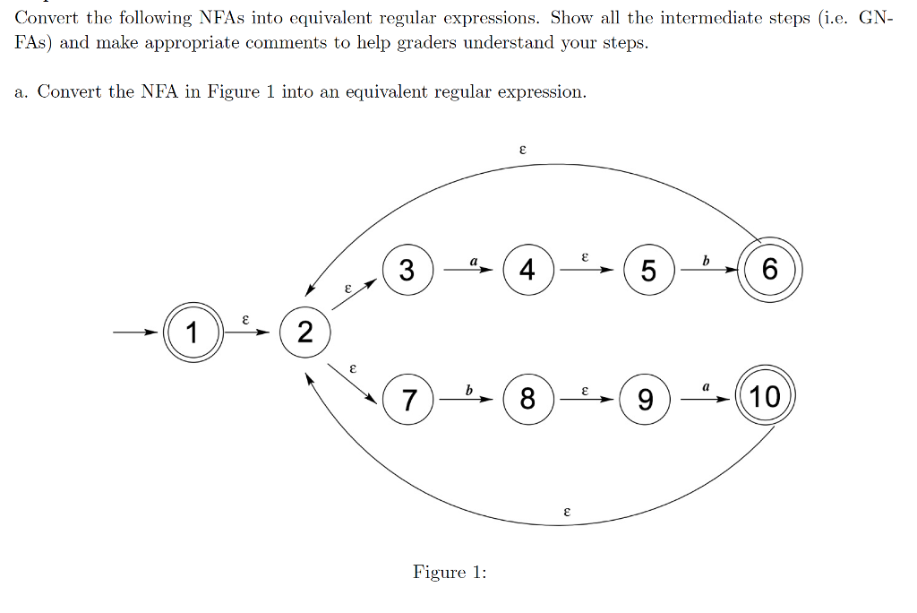 Solved Convert the following NFAs into equivalent regular | Chegg.com