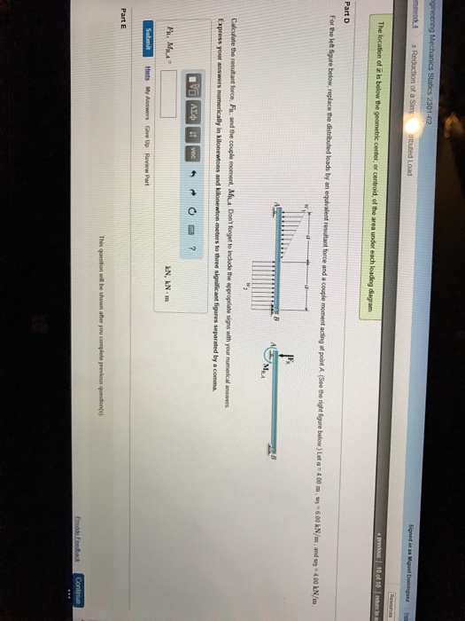 Solved For the left figure below, replace the distributed | Chegg.com
