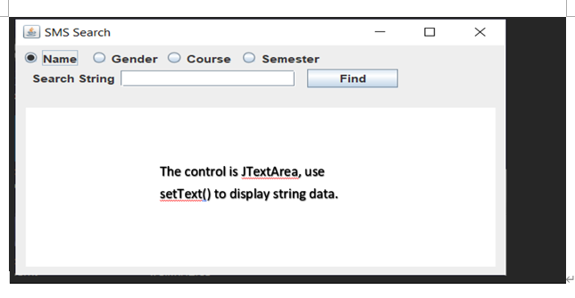 Solved please use java to develop the following gui and the | Chegg.com