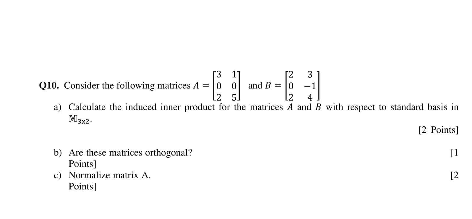 Solved Q5. Determine whether the following transformation | Chegg.com