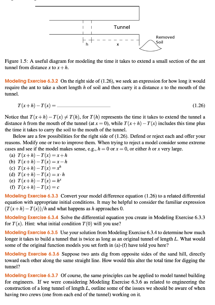 Figure 1.5: A useful diagram for modeling the time it | Chegg.com
