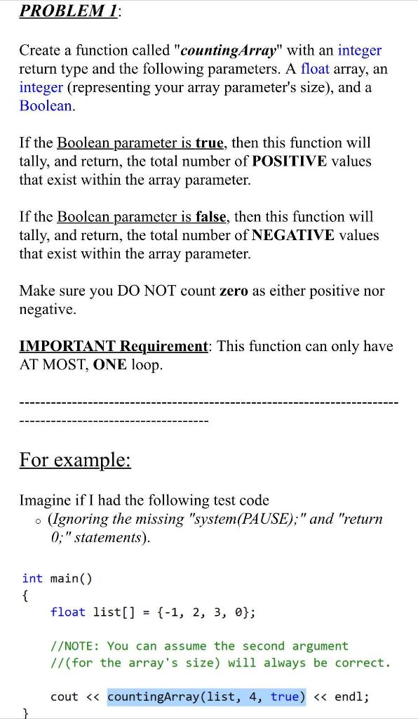 Solved Homework 5 Csc100ab C Counting Arrays And