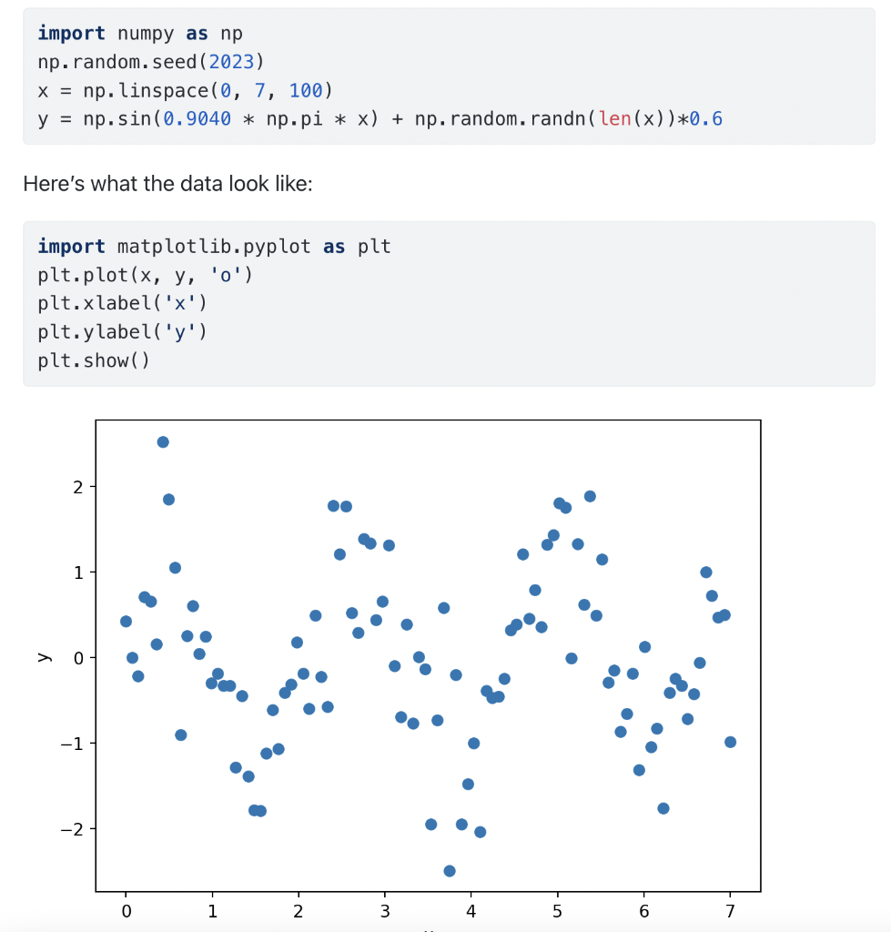 Solved import numpy as np np. random. seed(2023) | Chegg.com