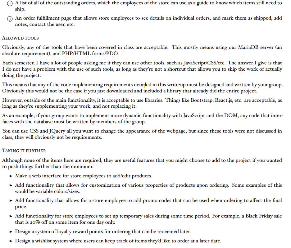 Solved APPLICATION The application you will be designing and | Chegg.com