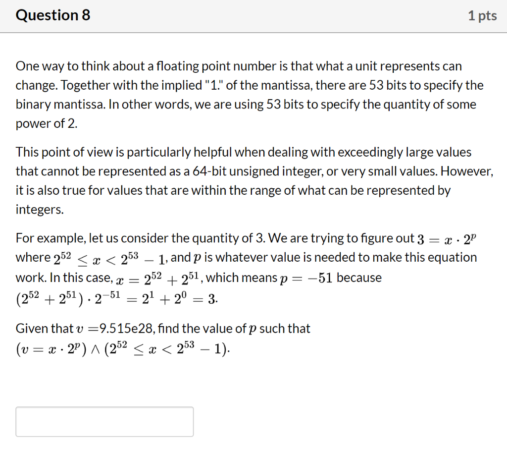 Solved Question 2 1 pts Rounding is usually done by rounding | Chegg.com