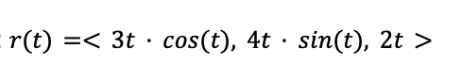 r(t)= For the given VVF, find: | Chegg.com