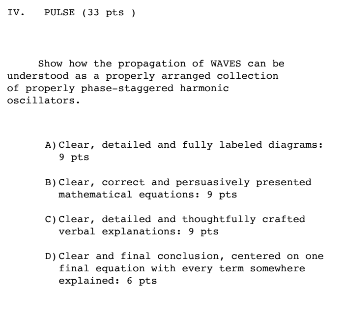 Solved Show how the propagation of WAVES can be understood | Chegg.com