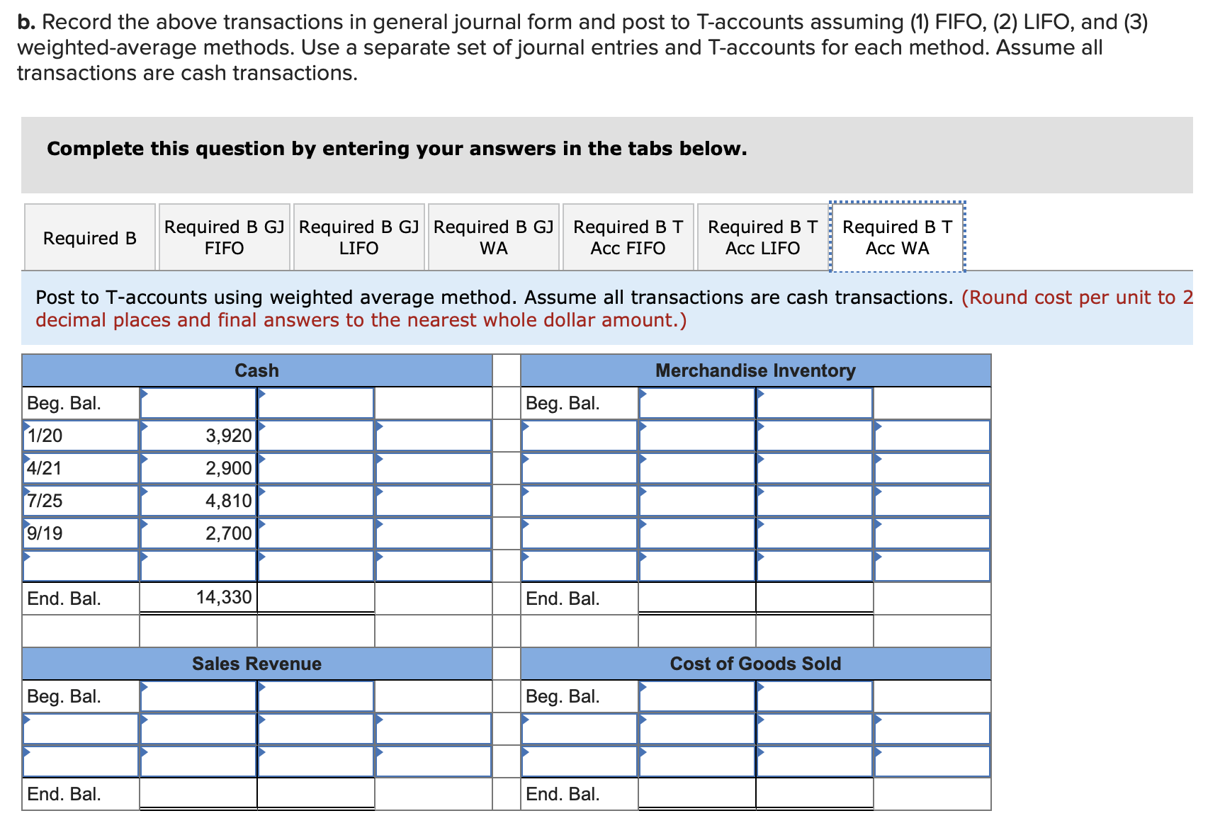 Solved b. Record the above transactions in general journal | Chegg.com
