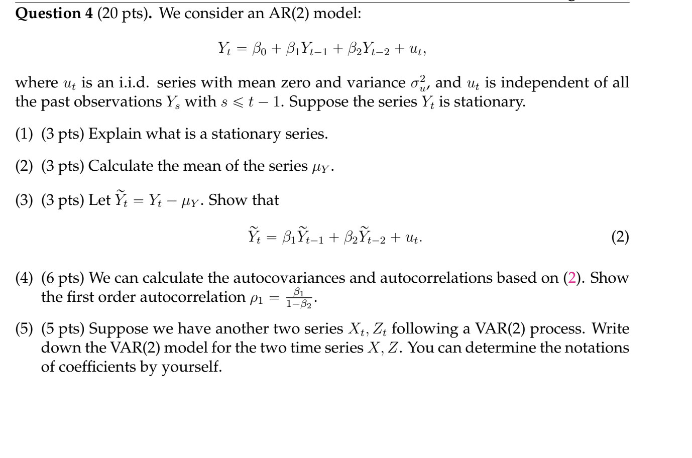 Question 2 ( 20 pts). Figure 2 reports the Stata | Chegg.com