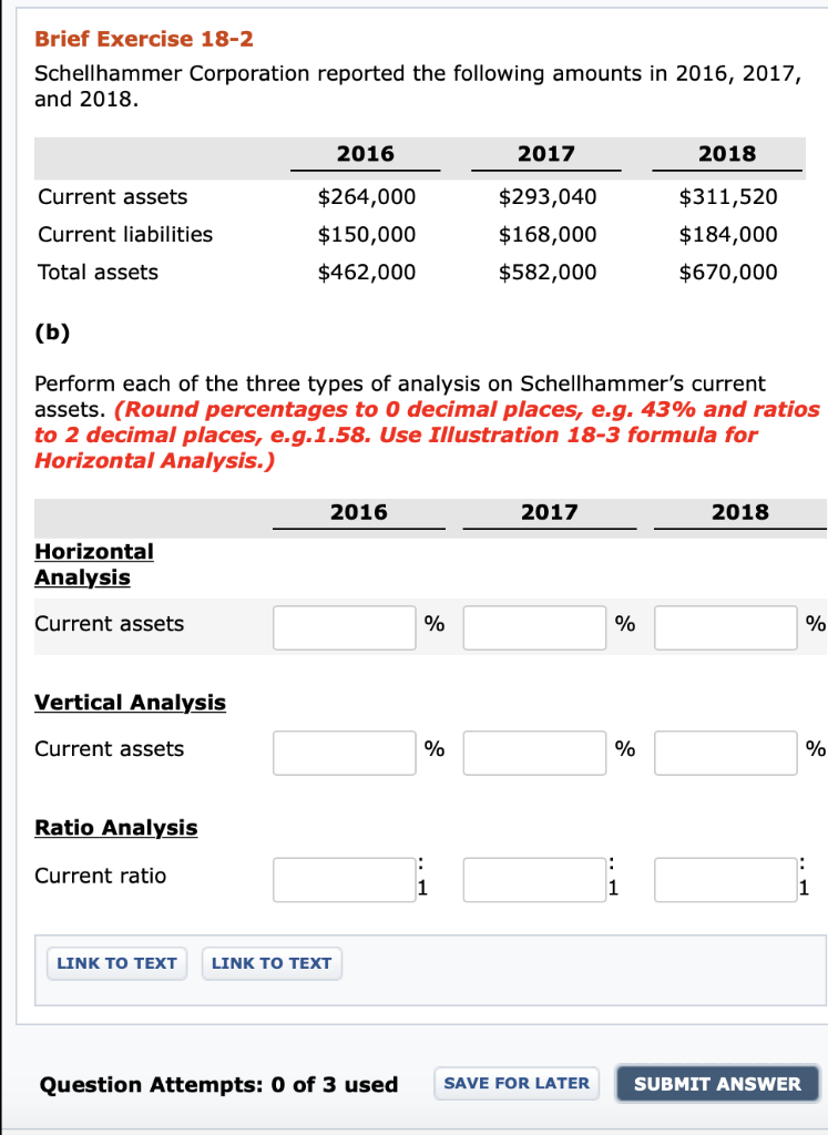 Solved Brief Exercise 18-12 (Part Level Submission) The | Chegg.com