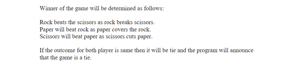 Solved Rock Paper Scissors Function Write a function that | Chegg.com