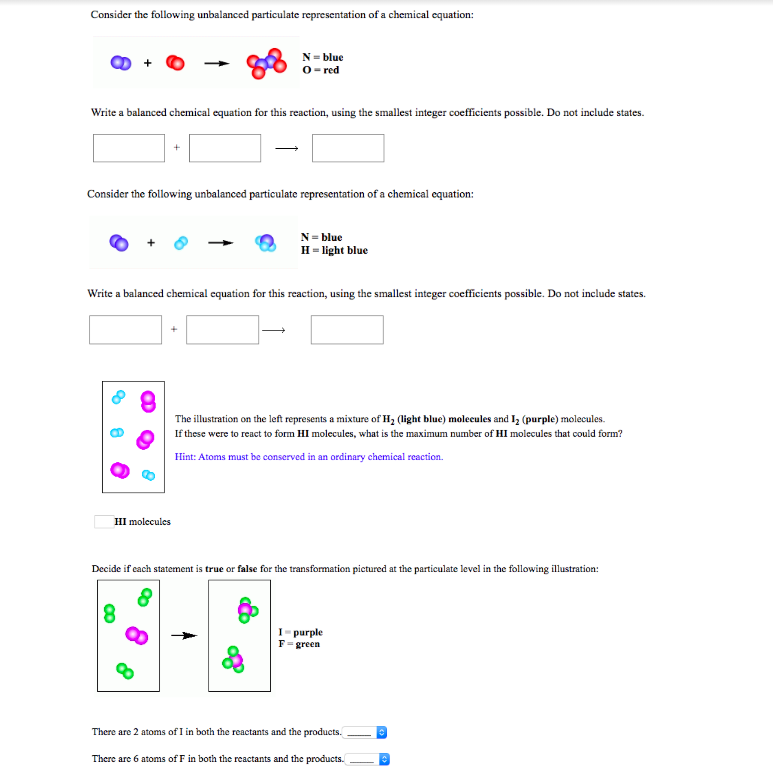 Solved Consider the following unbalanced particulate | Chegg.com