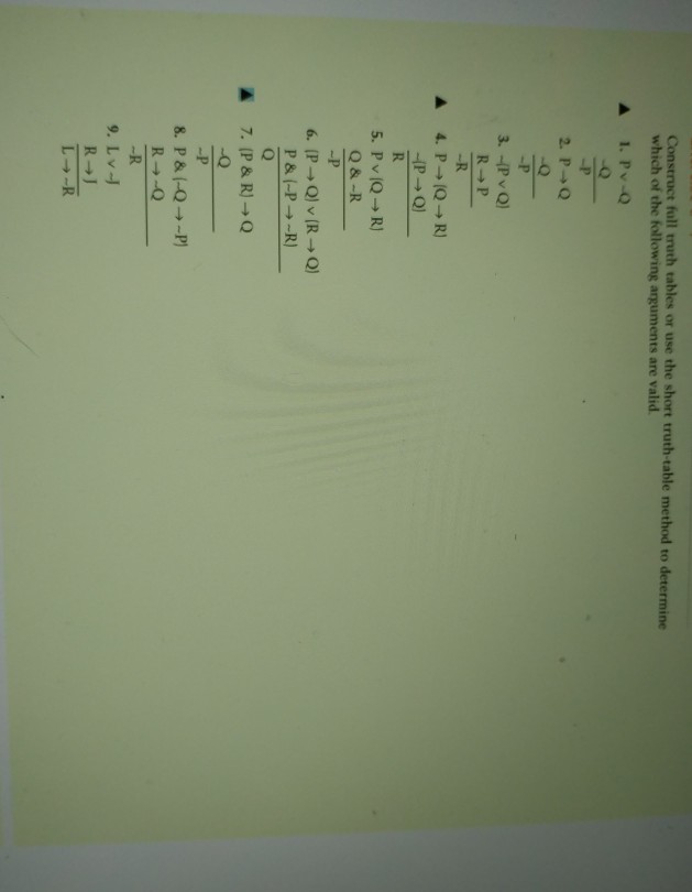 Solved Construct full truth tables or use the short | Chegg.com Solved Construct full truth tables or use the short | Chegg.com