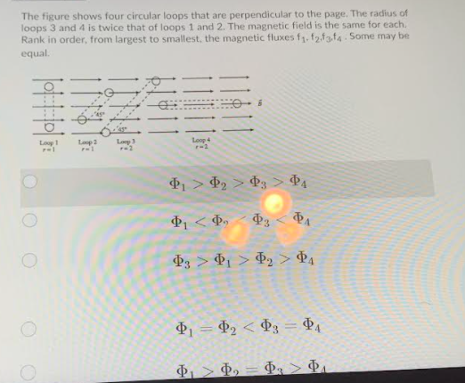 Solved The figure shows four circular loops that are | Chegg.com