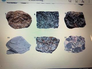 Solved Based on your determination of the rocks texture | Chegg.com