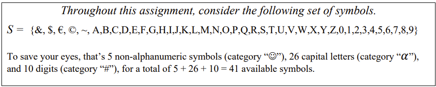 Solved Throughout this assignment, consider the following | Chegg.com