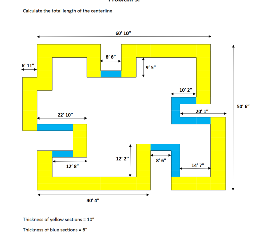Solved Calculate the total length of the centerline | Chegg.com