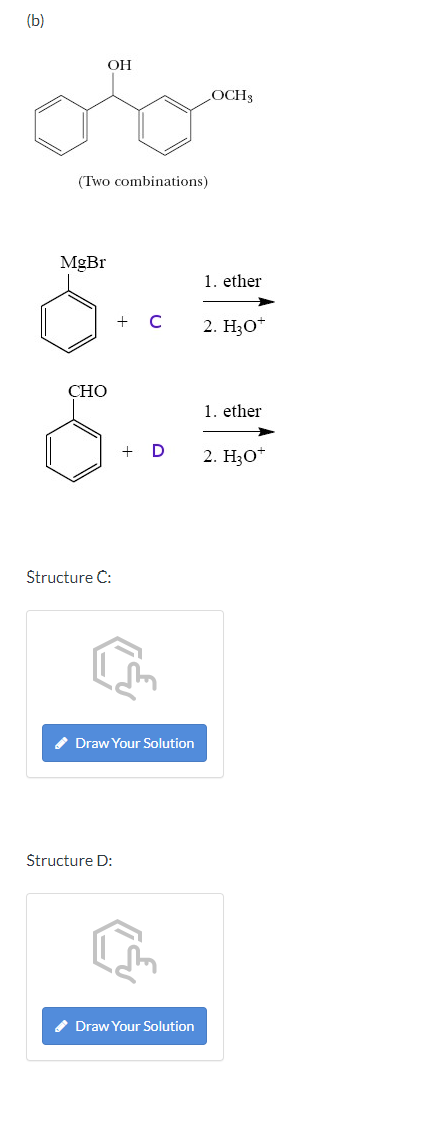 Solved Suggest a synthesis for each alcohol, starting from | Chegg.com