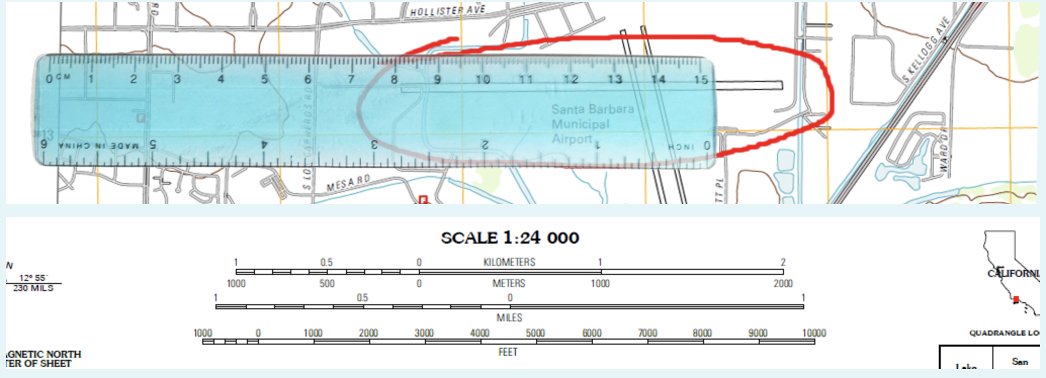 Solved Open this link to see the map: On paper maps, | Chegg.com