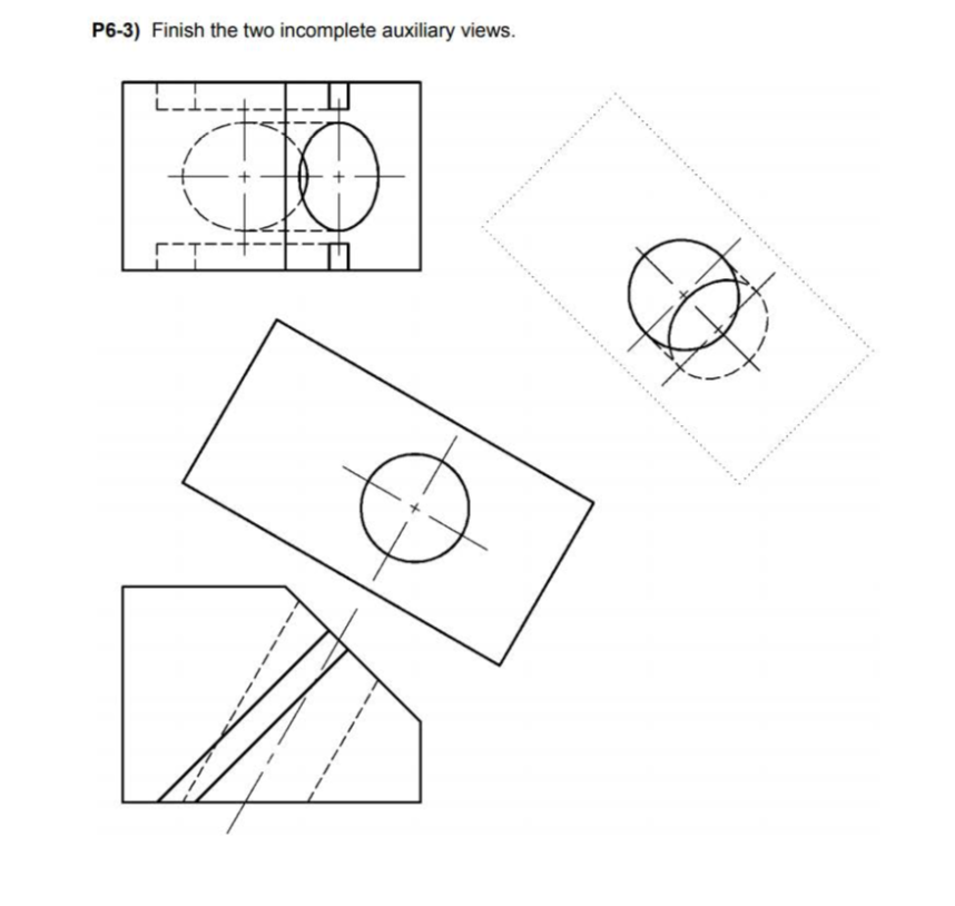 Solved Engineering Drawing Section View Please help me | Chegg.com