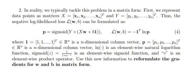 Solved Assume In A Binary Classification Problem We Need To 