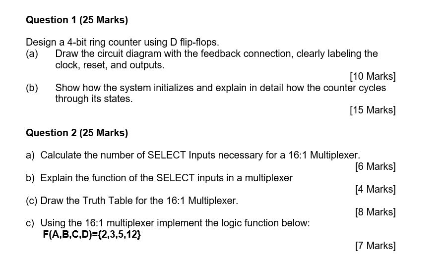 Solved Please write clearly part by part,Question 1 (25 | Chegg.com