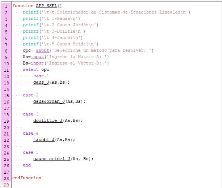 Solved I Need A Scilab Program That Can Choose Between 