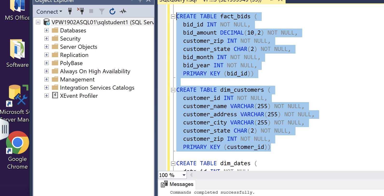 Solved UTILIZING SQLUsing the star schema you created in | Chegg.com